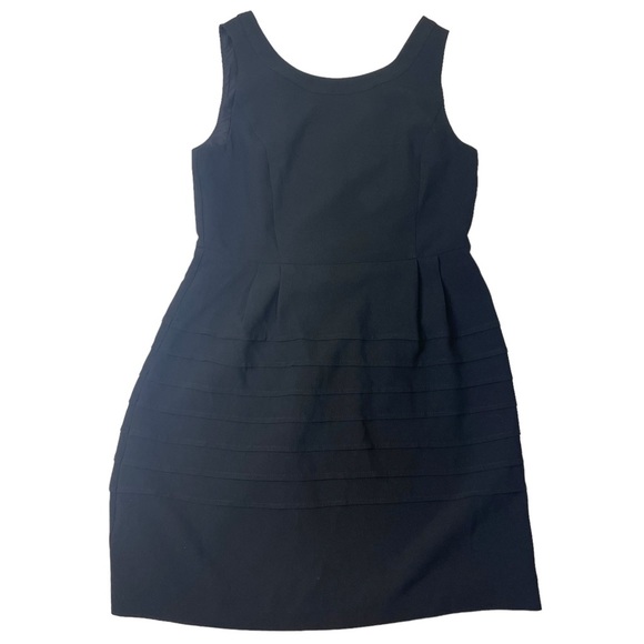 LOFT | Dresses | Loft Classic Sleeveless Black Party Midi Dress Lower ...